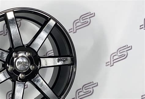 Jogo De Rodas Niche M168 Verona Preto Brilhante 5x112 19x85 Rally