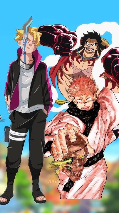 Boruto Vs Luffy And Sukuna Youtube