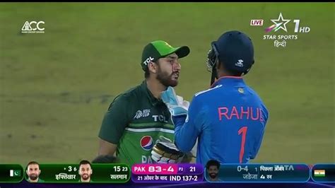 Ind Vs Pak Asia Cup 2023 Agha Salman Left With Bloodied Face After