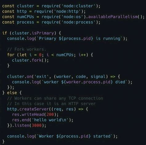 How to scale Node.js apps with the native cluster module | Melvin Chipimo posted on the topic ...