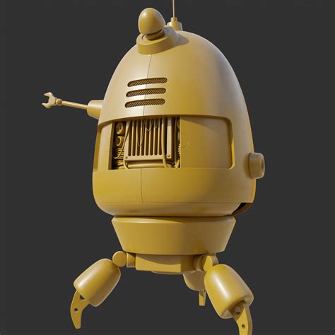 Cute Cyclops Robot In Progress Works In Progress Blender Artists Community