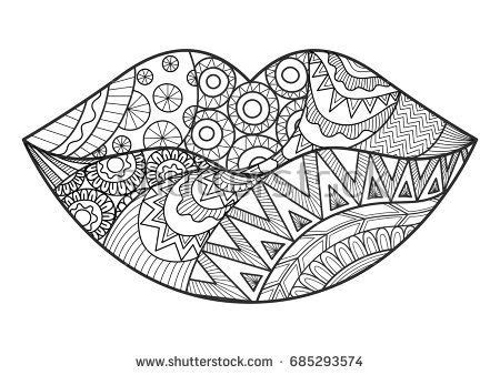 Bocas Coloring Sketch Coloring Page