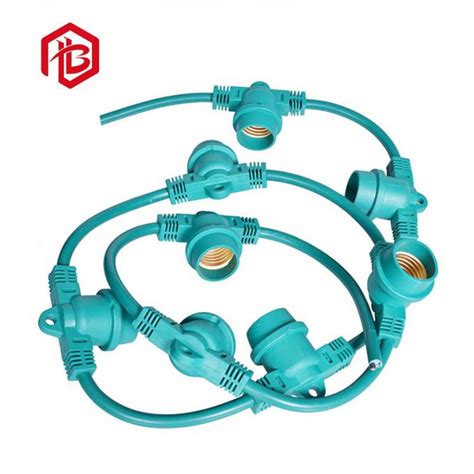 Rubber Power Cord Low Temperature Ip67 Ip68 Rohs E27 Lamp Holder