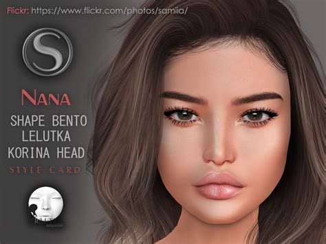 Second Life Marketplace Samia Lelutka Korina Head Nana Shape