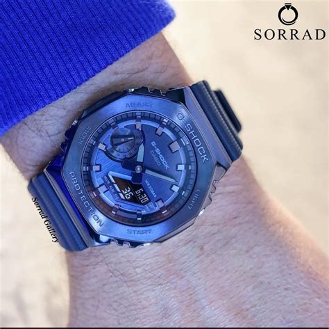 ساعت جی شاک اسپرت فول تایم بند رابر رنگ سرمه ای صفحه سرمه ای فروشگاه سراد