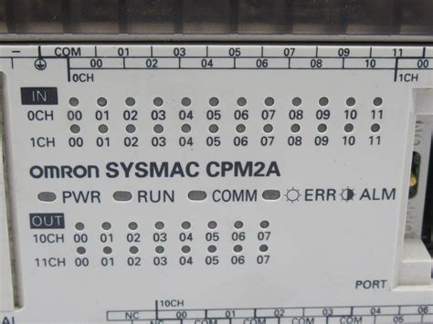 omron cpm2a 40cdr d programmable controller 24vdc 20w 24 input 16