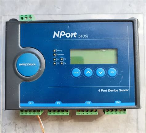 Moxa Nport 5430 4 Port Rs 422 485 4port Device Server Used £188 12