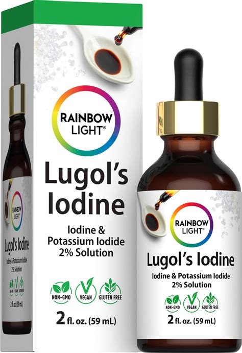 Lugols Iodine 2 Solution 2 Fl Oz 59 Ml Liquid