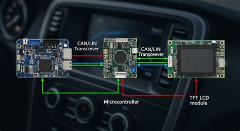 How Is CAN Or LIN Bus Integration Handled With LCD Modules