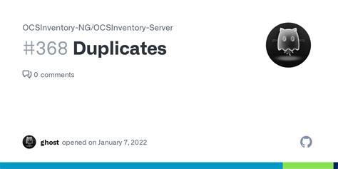 duplicates · issue 368 · ocsinventory ng ocsinventory server · github