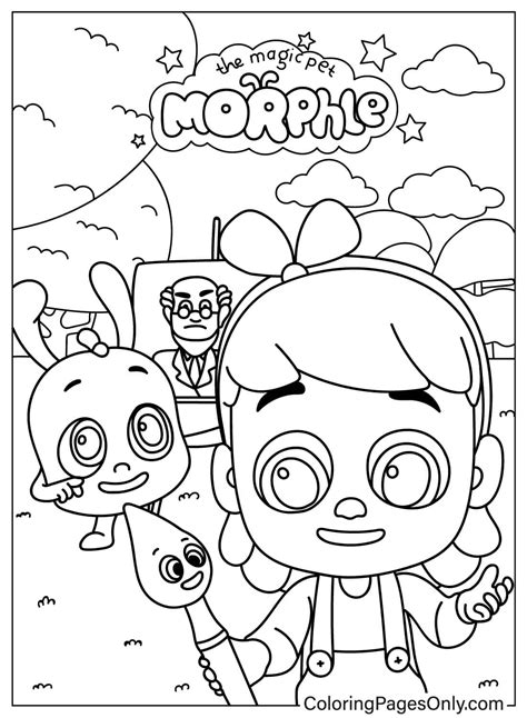 Morphle Coloring Pages Free Printable Pdf And Online Coloring