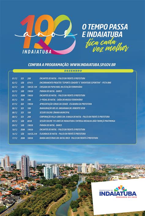 193 Anos De Indaiatuba Prefeitura Municipal De Indaiatuba