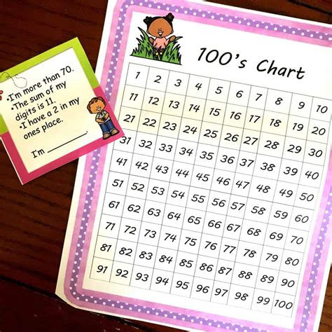 24 fun and free hundreds chart riddles to build number sense