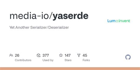yaserde yet another serializer deserializer specialized for xml r rust