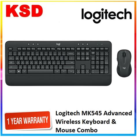 Logitech MK Advanced Wireless Keyboard Mouse Combo Shopee Malaysia