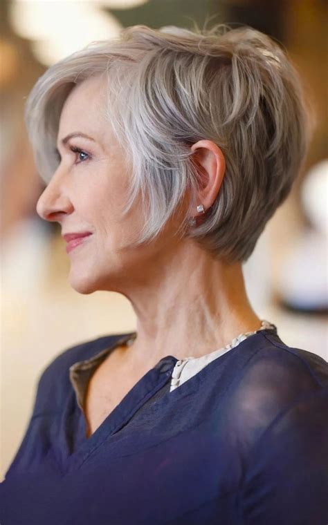 15 Gorgeous Tapered Pixie Cuts For Women Over 60