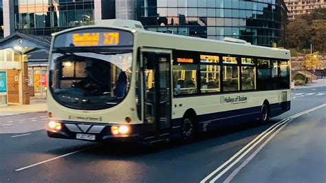 Hulleys Of Baslow Bus Number 16 Arriving At Sheffield On X71 From Alton