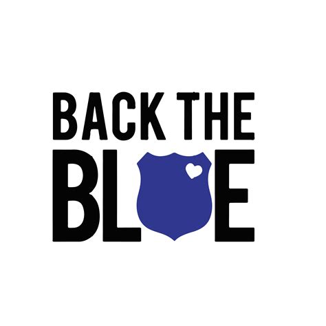 Designs Police Svg Police Thin Blue Line Svg Back The Blue Inspire