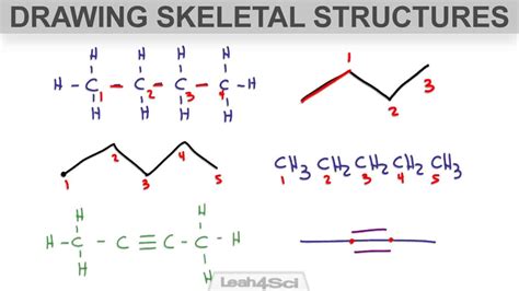 Drawing Skeletal Structures Of Organic Compounds Tutorial Video