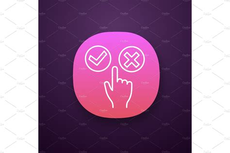 Accept And Decline Buttons App Icon MasterBundles