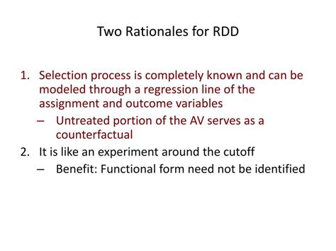 ppt regression discontinuity design powerpoint presentation free
