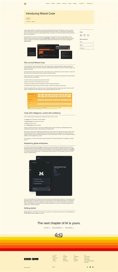 Mistral Code Secure Ai Powered Coding Assistant
