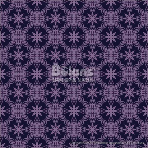 보라색 꽃과 식물 문양 패턴 한국 전통문양 패턴디자인 시리즈 Bptd020139 Purple Colors Flower