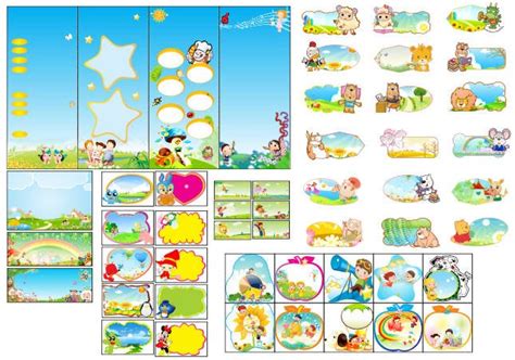 File Thiết Kế Trang Trí Mầm Non Tiểu Học Vector Corel 14 Chia Sẻ