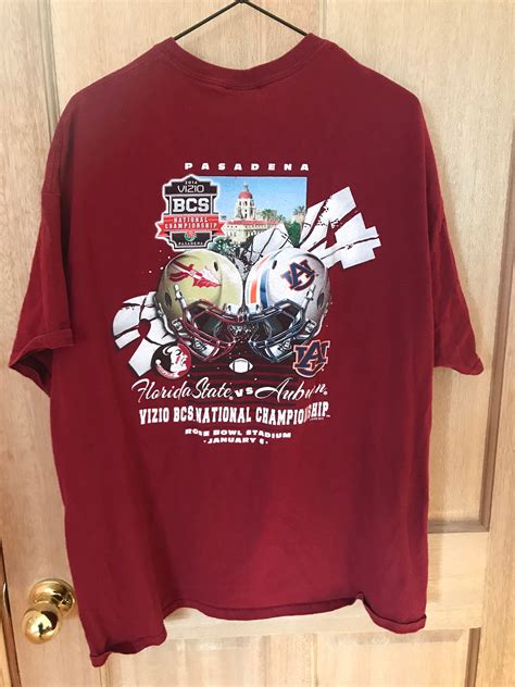 Florida State Seminoles 2014 Bcs National Championship T Shirt Etsy