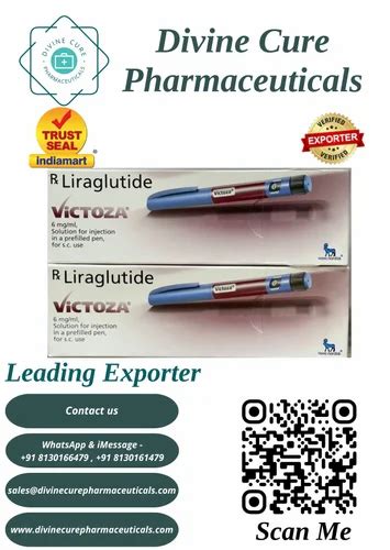 Liraglutide Victoza Injection Strength 6 Mg Ml At ₹ 5500piece In