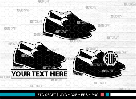 Man Shoes Svg Monogram Shoes Svg Graphic By Pixel Elites · Creative