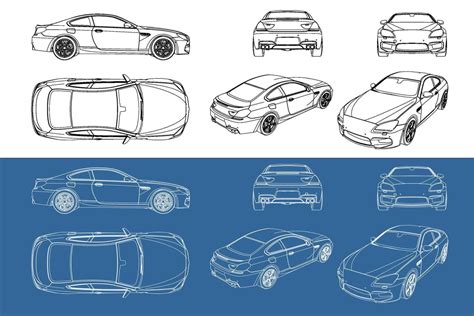 How To Draw Car Side View