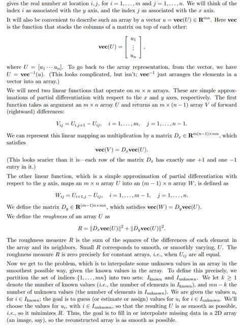 Solved 627 Smooth Interpolation On A 2d Grid This Problem