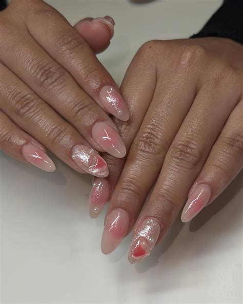 Blush Nails Soft Glam Meets Y2k Style For The Coolest Manicure Trend