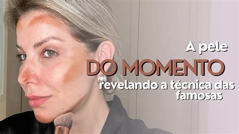 Técnica de pele das famosas contorno invertido YouTube