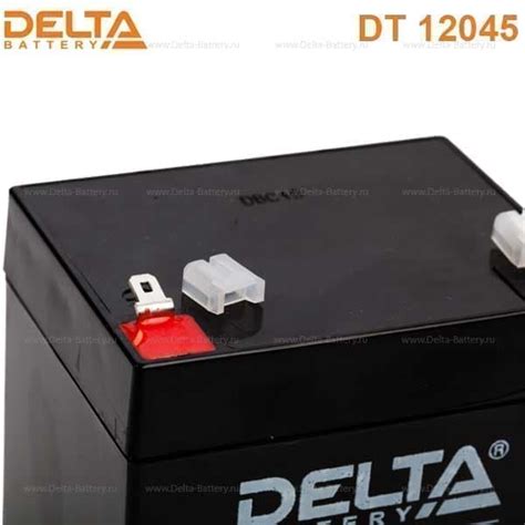 Аккумулятор Delta DT 12045 (12V / 4.5Ah) со склада в Москве, СПб и ...