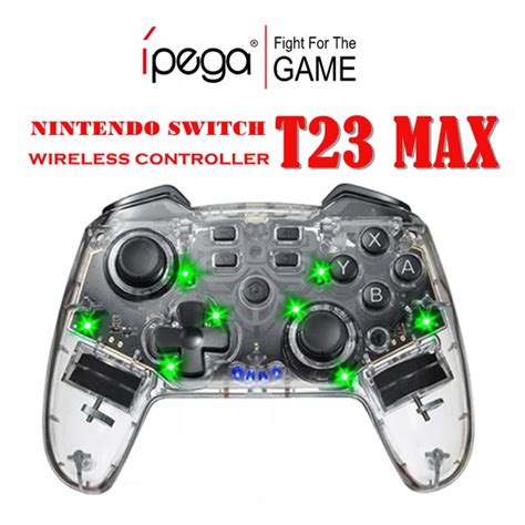 Ipega T23 MAX Wireless Gamepad For Nintendo Switch Controller W Turbo Vibration Mapping