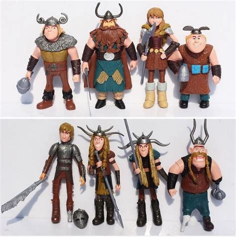 Como Treinar Seu Dragão Vikings Astrid Soluço Stoico Bocão Mercado Livre