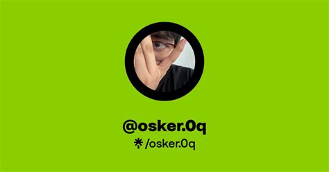 Osker0q Instagram Tiktok Linktree