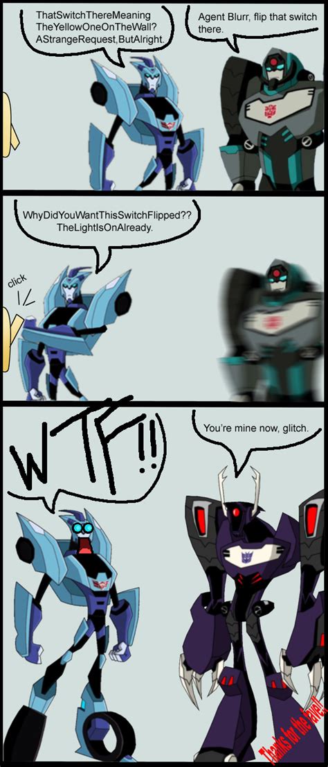 Flip The Switch Blurr By Inside Our Mind Transformers Artwork