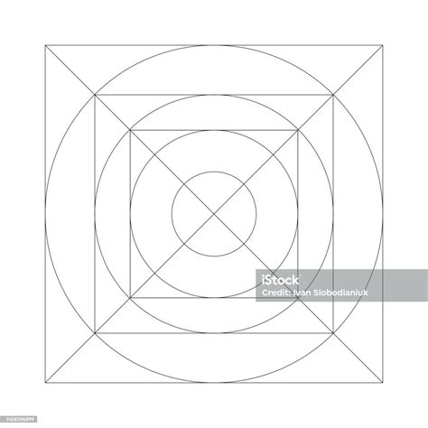 지침 그리드가 있는 응용 프로그램 아이콘 템플릿입니다 개념에 대한 스톡 벡터 아트 및 기타 이미지 개념 공란 그래픽 사용자 인터페이스 Istock