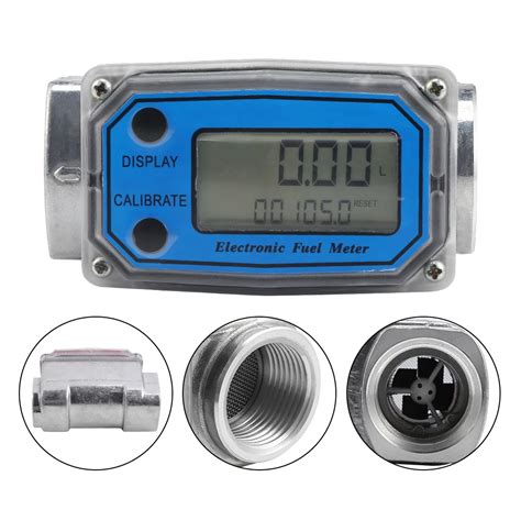 Jual Water Flow Meter 1 Inch Turbine Digital 1 Inci Solar Npt Fuel