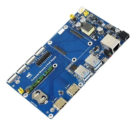 placa io waveshare para raspberry pi compute module 4 con po meses
