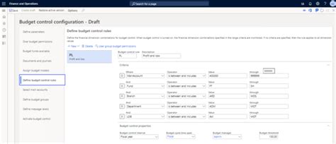 Dynamics F O Power Platform Part Budget Control In D FSCM