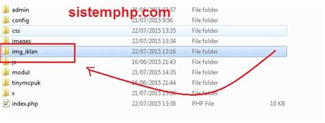 Folder Server Penyimpanan File Gambar