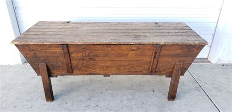 Wooden Bakery Table Antiquities Warehouse