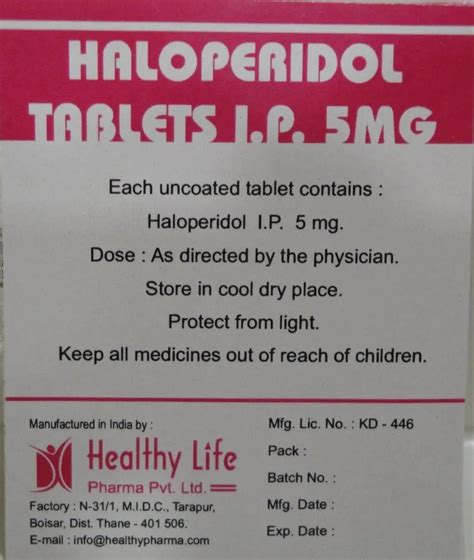 Haloperidol 2mg Tablet Packaging Type Box Packaging Size 10 X 10 Tablets At ₹ 100 Box In Mumbai