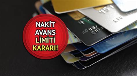 Kredi kartı nakit avans kuralı sınırlaması kalktı mı Merkez Bankası
