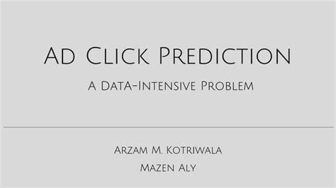 Presentation Ad Click Prediction A Data Intensive Problem Ppt