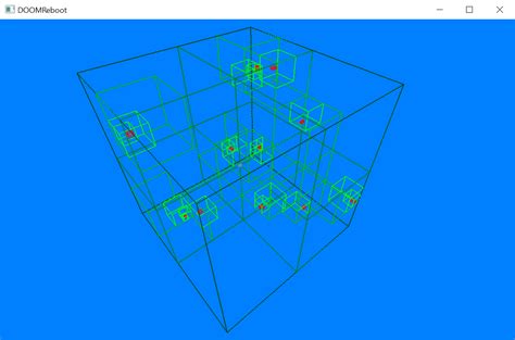 just finished adding octree partitioning for fast collision detection in my game engine